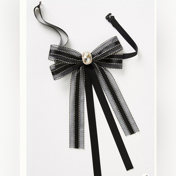 Anthropologie | Other | Nwtanthropologie One Stone Tule Neck Bow | Poshmark